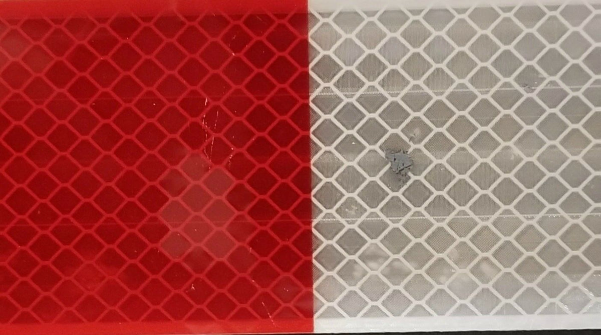 3M 2" x 5' 983-32 DOT-C2 Diamond Grade Conspicuity Tape 11" Red / 7" W ...